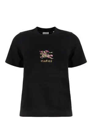 Burberry BURBERRY Embroidered Logo T-shirt Multicolor