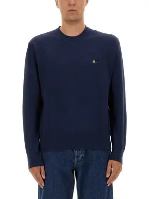 VIVIENNE WESTWOOD Alex Jersey With Logo - Blue