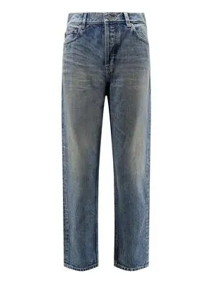 Saint Laurent High-waisted Slim Fit Denim Jeans - Multicolor