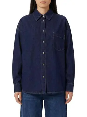 Max Mara Cotton Denim Shirt - Blue