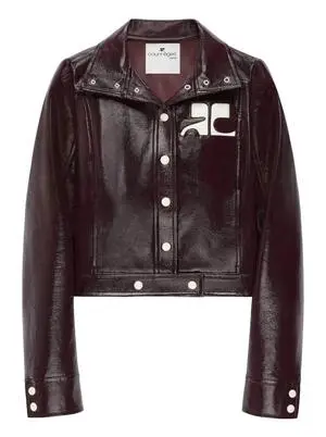 COURREGES Courreges Women Re-Edition Vinyl Jacket Red