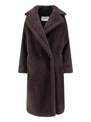 Max Mara Tedgirl Alpaca, Virgin Wool, And Silk Coat - Multicolor