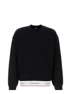 Dsquared2 Cotton Oversized Sweatshirt - Black