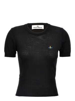 VIVIENNE WESTWOOD Bea Cotton Top - Black