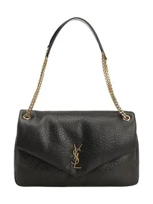 Saint Laurent Large Calypso Bag - Black