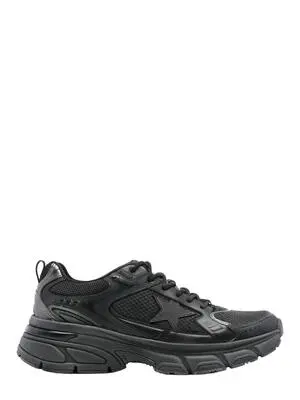 GOLDEN GOOSE Leather And Mesh Sneakers - Black