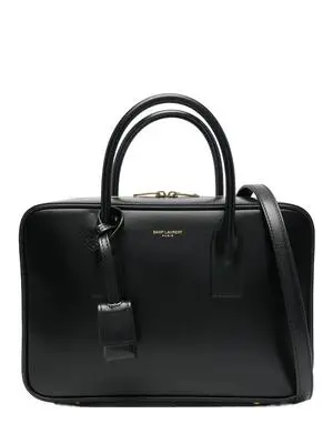 Saint Laurent SAINT LAURENT Leather Tote Black