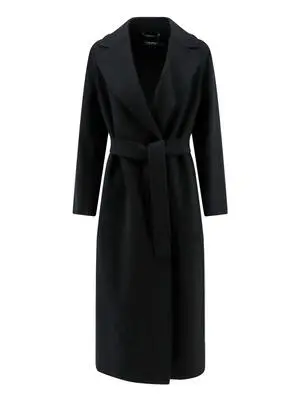 Max Mara Poldo Virgin Wool Coat - Black