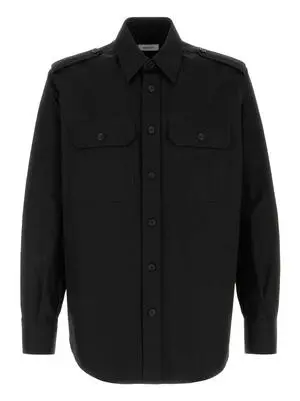 Alexander McQueen Cotton Shirt - Black