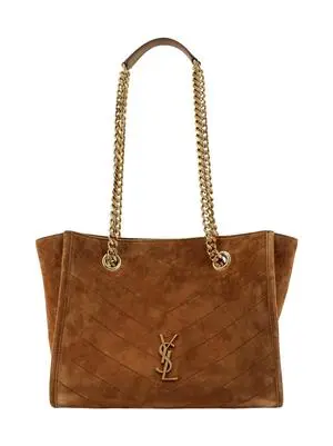 Saint Laurent Niki Suede Shopping Bag - Multicolor