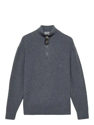 JW Anderson J.W. ANDERSON Wool And Cotton Blend Half-Zip Jumper Multicolor