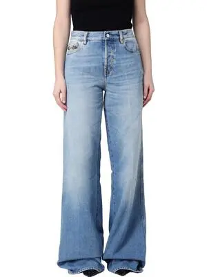 Gucci Cotton Denim Wide-leg Jeans - Blue