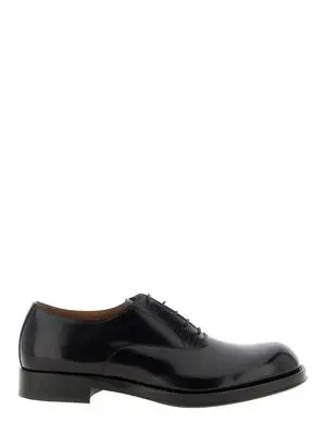 Dries Van Noten Leather Derby Lace-up Shoes - Black