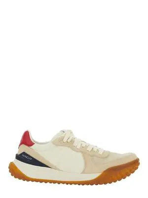 Moncler MONCLER Panelled Leather And Tech Fabric Low Top Sneakers Multicolor