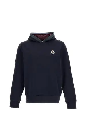 Moncler Brushed Cotton Hoodie Sweater - Multicolor