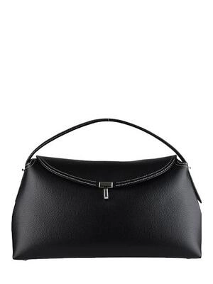 TOTEME T-lock Top Handle Bag - Black