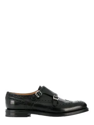 Church's Calf Leather Monk-strap Shoes - Black