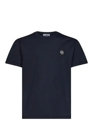 Stone Island Navy Blue 60/2 Cotton Jersey Slim-fit T-shirt - Multicolor