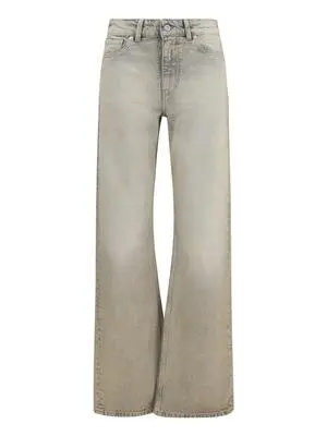 Our Legacy Straight-leg Denim Jeans - Gray
