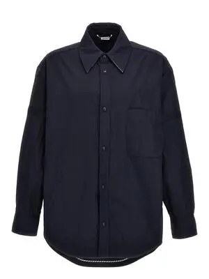 Thom Browne Snap Front' Overshirt - Blue
