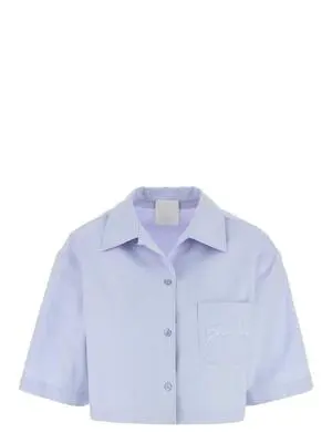 Givenchy GIVENCHY Powder Cotton Shirt Blue