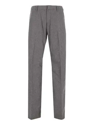 Etro Tailored Cashmere Blend Trousers - Gray