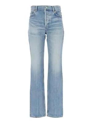 Saint Laurent Straight Jeans - Blue