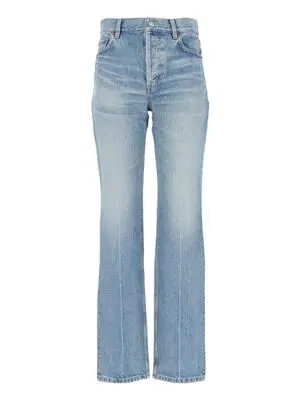 Saint Laurent Straight Jeans - Blue