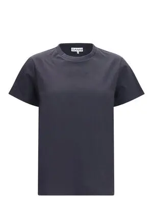 GANNI Crewneck T-shirt - Black