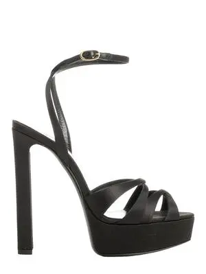 Saint Laurent Chandelle Sandals - Black