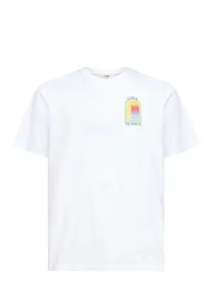 Casablanca White L'arche Organic Cotton T-shirt - Multicolor