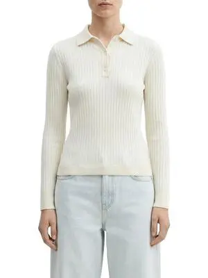 Max Mara MAX MARA Cashmere And Silk Polo White