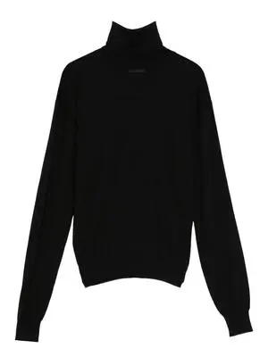 Saint Laurent Wool Turtleneck Sweater - Multicolor