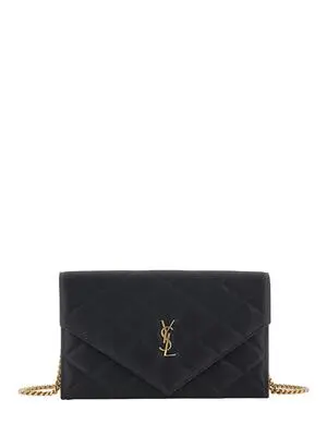 Saint Laurent Quilted Leather Cross Body Bag - Multicolor