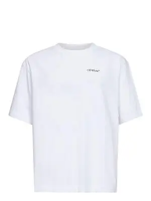 Off-White Off White Men White Jersey Half Arrow Skate T-Shirt Multicolor