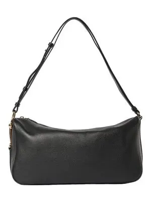 Gucci Half Horsebit Grained Leather Bag - Black