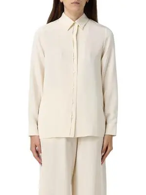 Max Mara Classic Collar Button Up Shirt - Cream