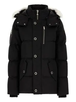 Moose Knuckles Puffer Jacket With Fur Hood - Multicolor