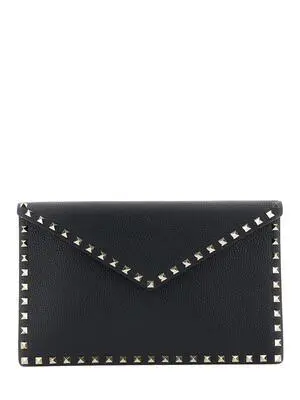 Valentino Garavani Leather Envelope Clutch - Multicolor
