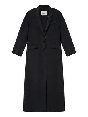 Isabel Marant Étoile Clesa Wool Long Coat - Gray