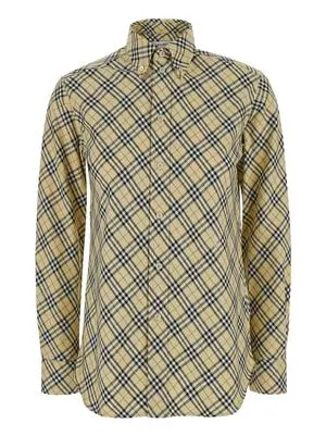 Burberry Cotton Oversize Check Shirt - Multicolor