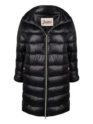 Herno Coats Single Breasted Coats - Black