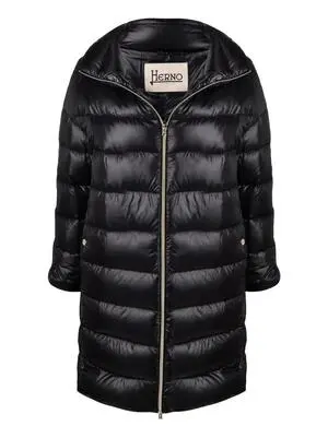 Herno Single-breasted Coat - Black