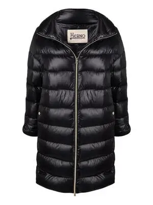 Herno Single-Breasted Coat Black