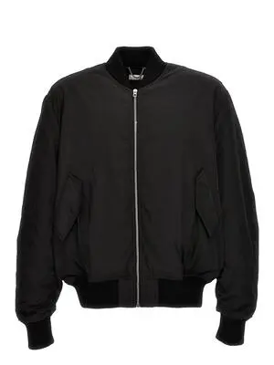 1989 STUDIO 1989 STUDIO Nylon Bomber Jacket Black