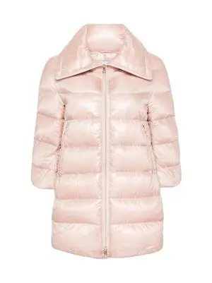 Herno Coats Single Breasted Coats - Pink