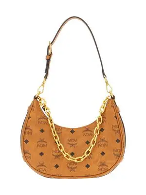 Mcm Monogram Hobo Shoulder Bag - Multicolor