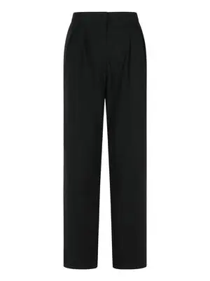 Max Mara Dede Carrot Cotton Trousers - Black