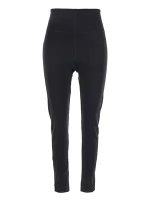 Moncler Black Leggings With Back Pocket In Tech Fabric - Multicolor