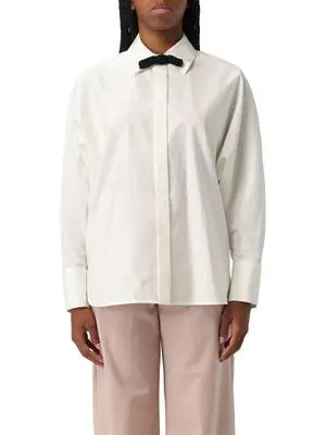 Max Mara Cotton And Silk Shirt - White